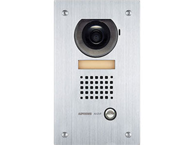 Aiphone AX-DVF Video door station, flush mount stainless steel cover ...